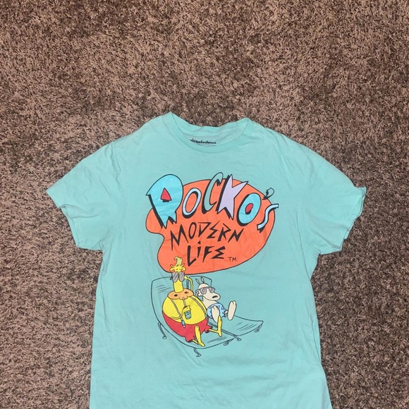 Nickelodeon | Shirts | Rockos Modern Life Tee | Poshmark